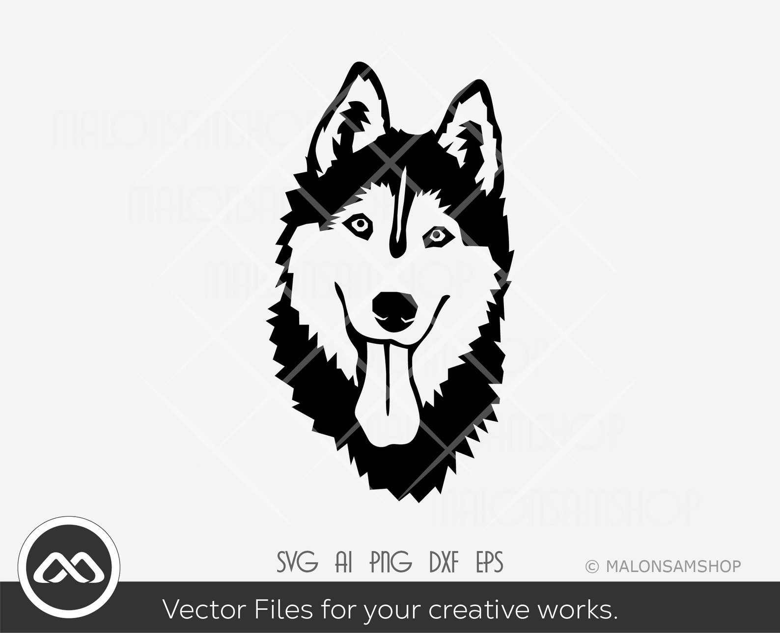 Dog SVG Husky Husky Svg Dog Svg Huskies Svg Silhouette | Etsy