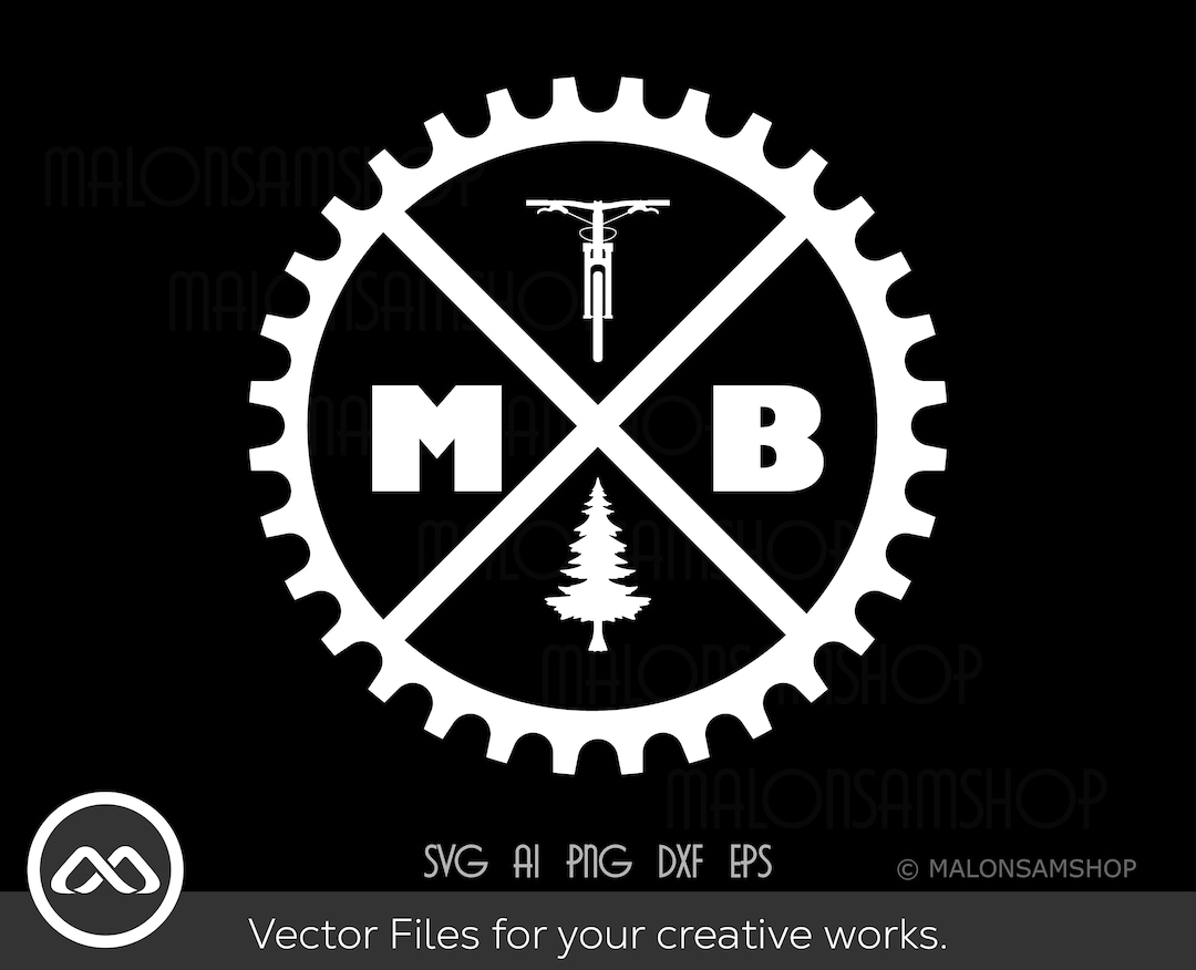 Mountain Bike SVG Chainring - Mountain Bike Svg, Cycling Svg, Bicycle ...