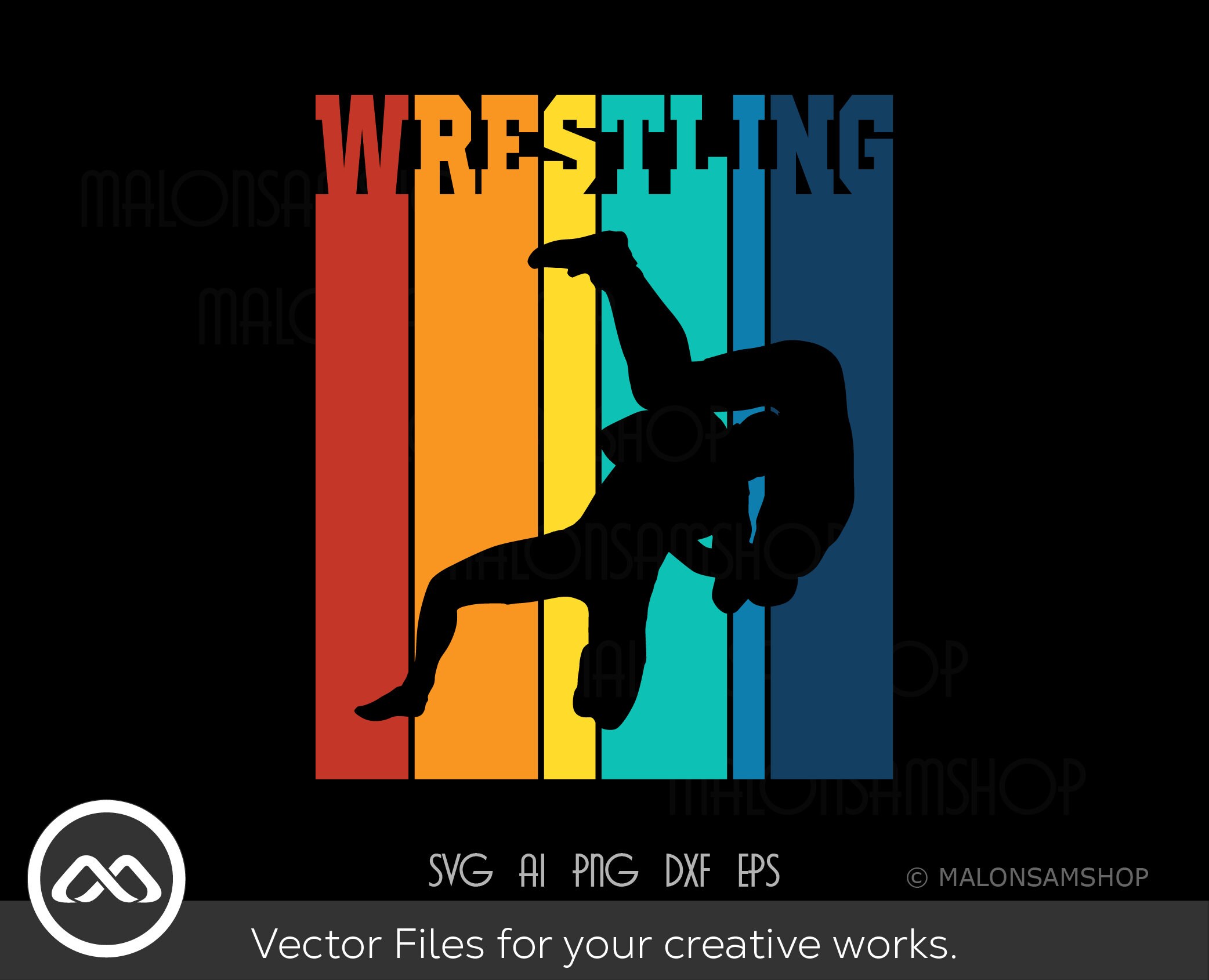 Retro Wrestling SVG Wrestler Svg Wrestle Svg Wrestling Life - Etsy