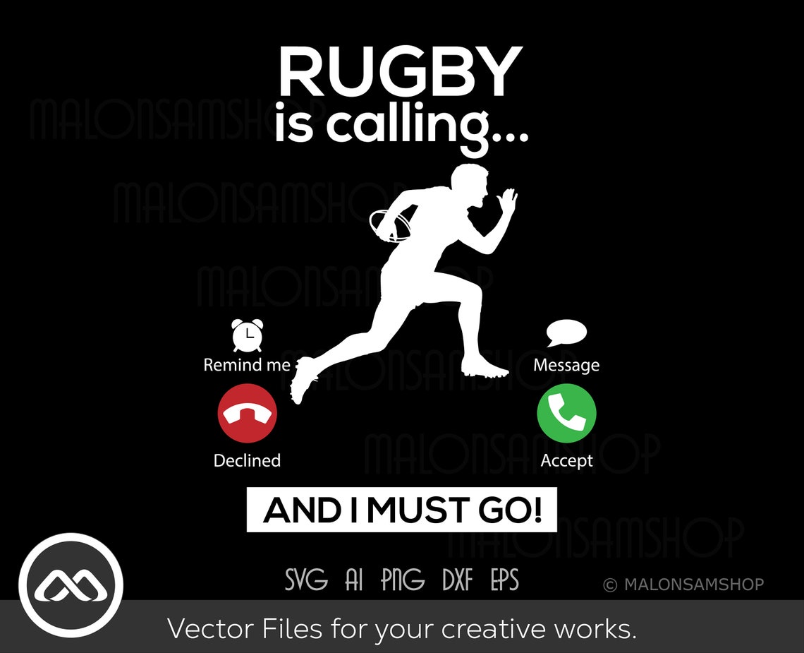 Rugby SVG Rugby is Calling Rugby Svg Football Svg Rugby - Etsy Canada