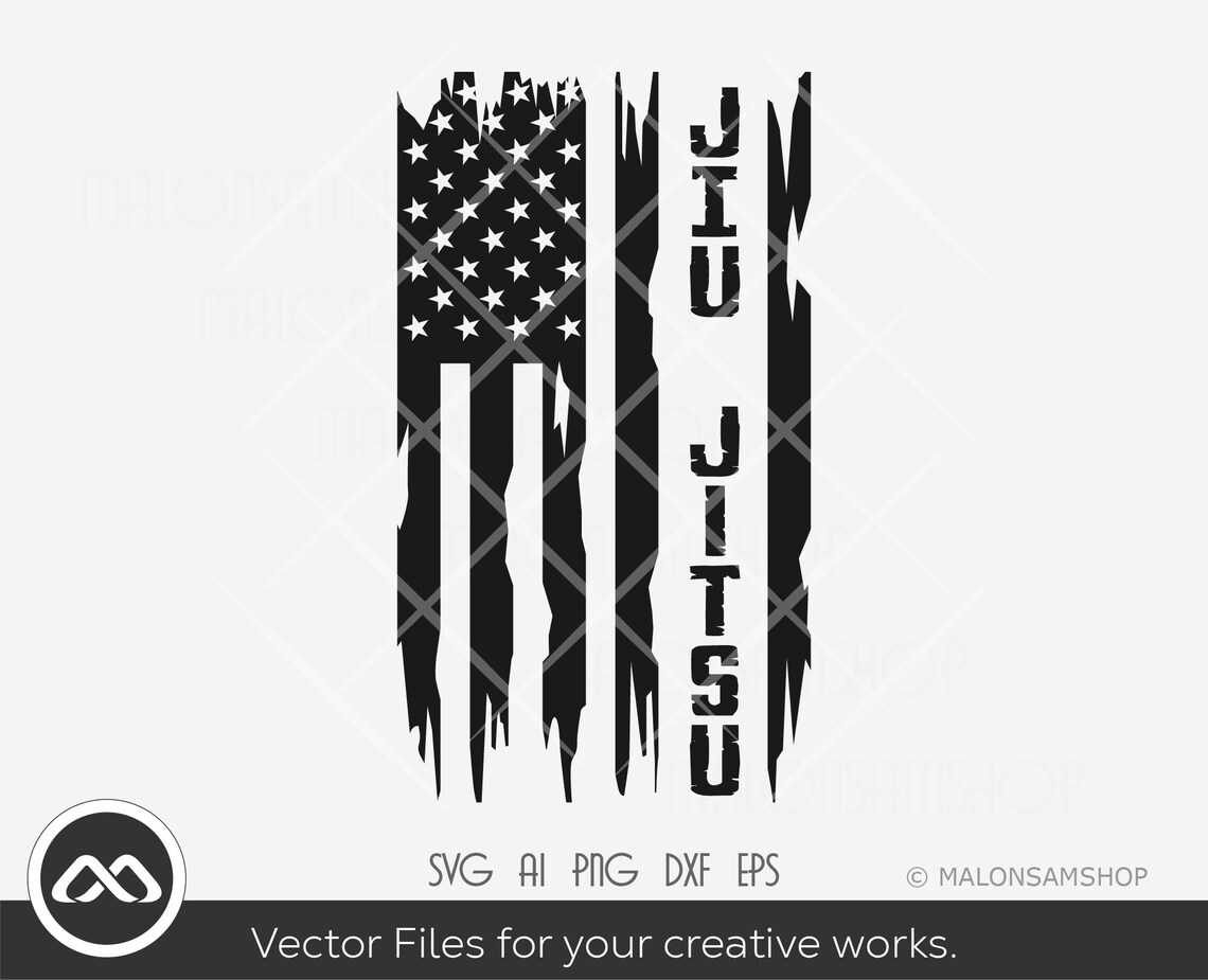 Jiu Jitsu SVG Us Flag Jiu Jitsu Svg Jiujitsu Svg Martial - Etsy