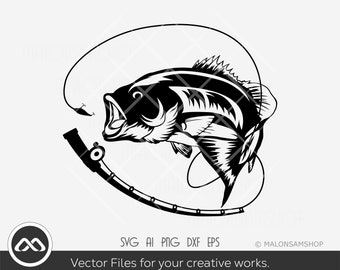 Bite Me Svg Fishing Svg Fisherman Svg Fish Lure Svg - Etsy
