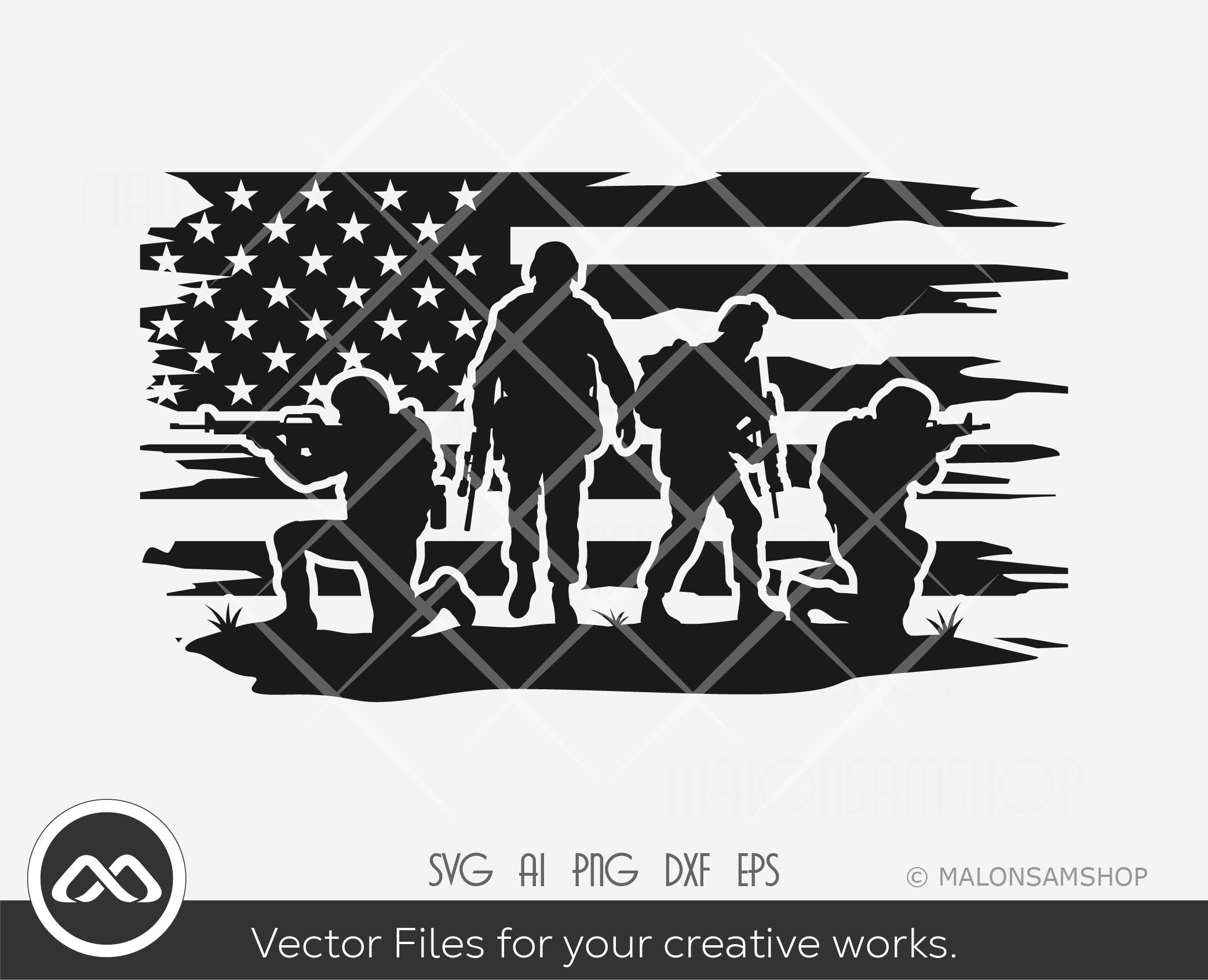Us Military SVG Silhouette Soldier Svg, Military Png, Military Army ...