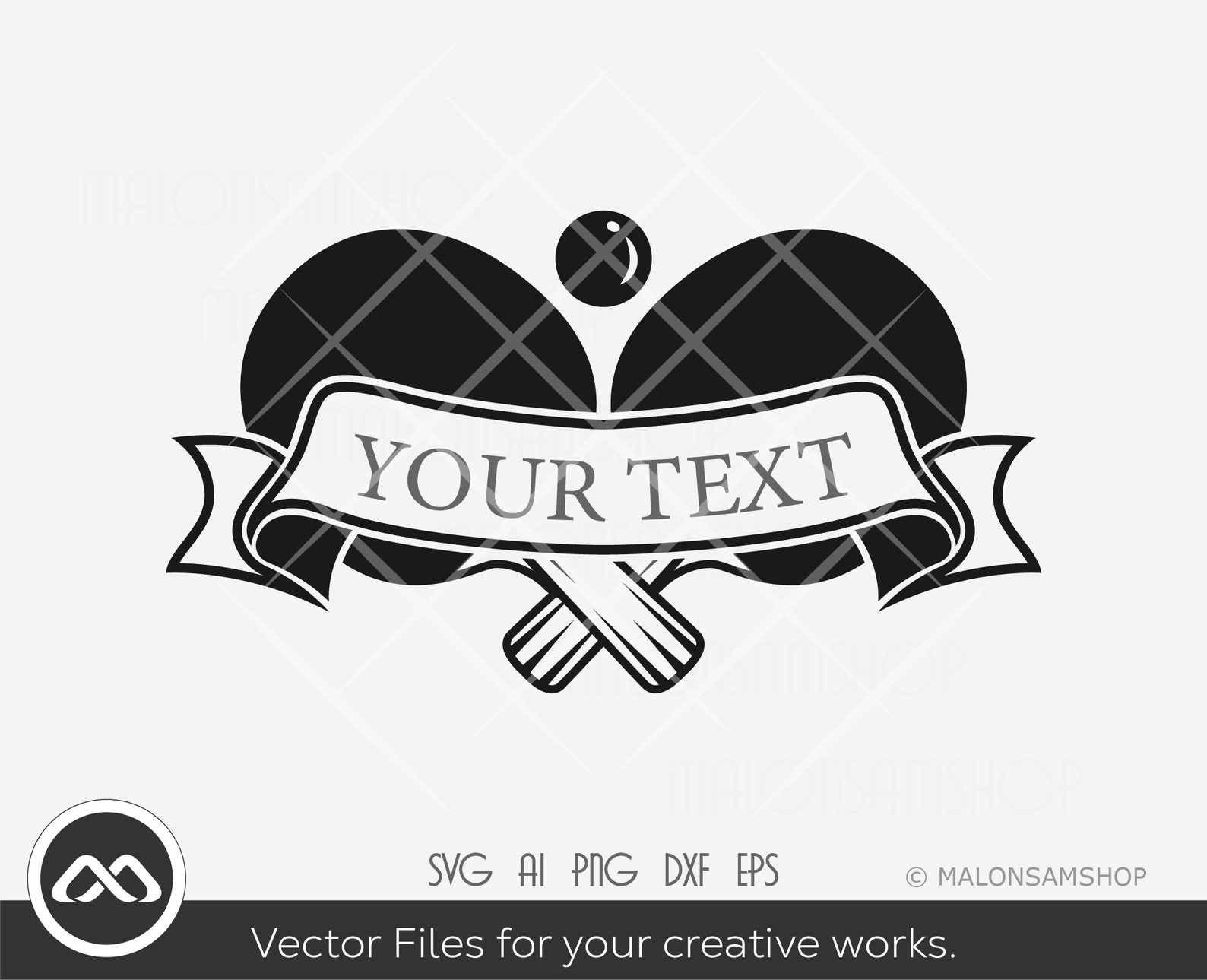 Ping Pong SVG Your Text Table Tennis Svg Pingpong Svg Ping - Etsy