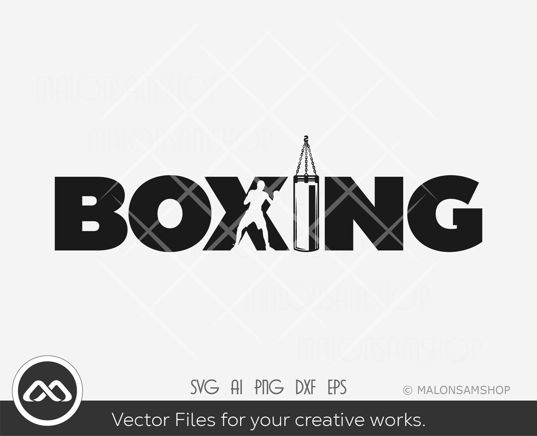 Boxing SVG Silhouette Boxing Svg, Boxing Gloves Svg, Boxing Cut File ...