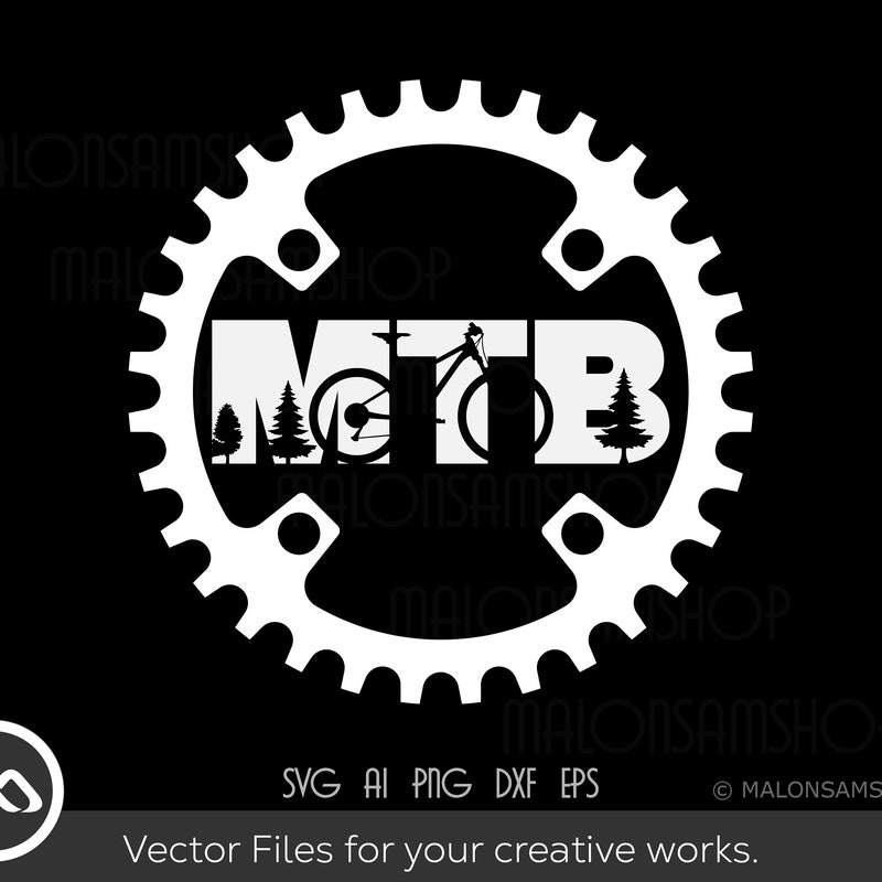 Mountain Biking Svg - Etsy