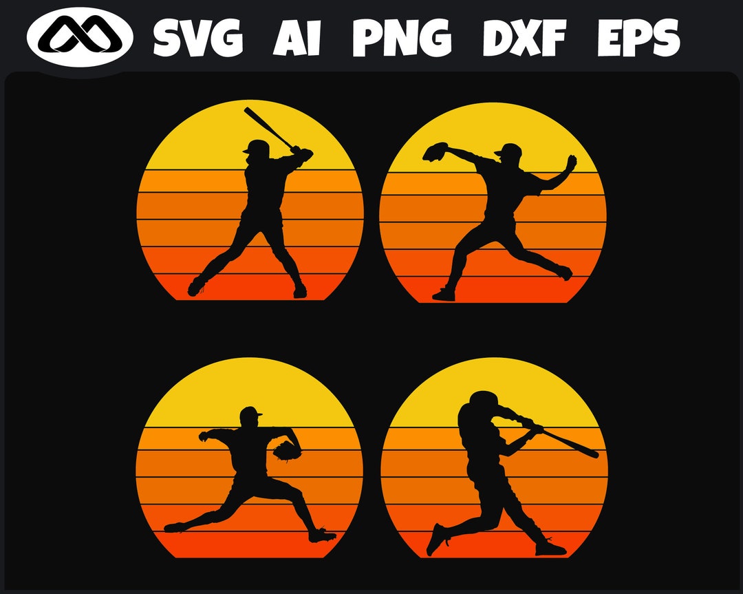 Baseball SVG Bundle Retro - Baseball Svg, Baseball Mom Svg, Softball ...