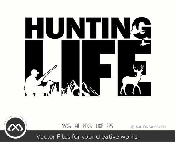 Cool Deer Hunting SVG Hunting Life Deer Hunter Svg Deer | Etsy