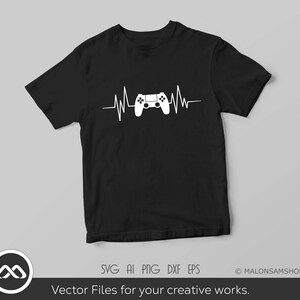 Gamer SVG Heartbeat - Gaming Svg, Gamer Svg, Video Game Svg, Controller ...