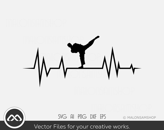 Karate Bundle Svg, Karate Bundle Cut File, Karate Bundle Silhouette ...