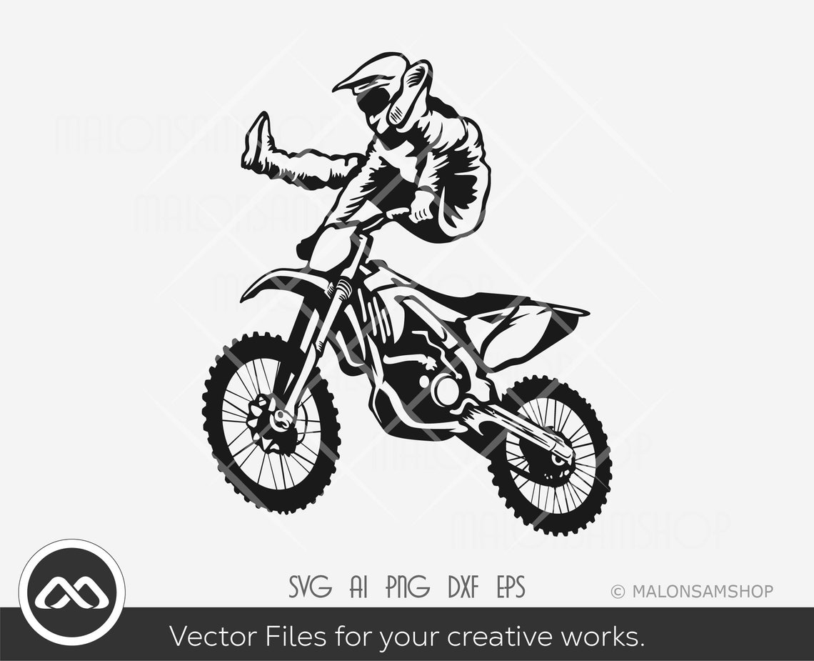 Motocross SVG Exhibition Motocross Svg Motorcycle Svg Dirt - Etsy