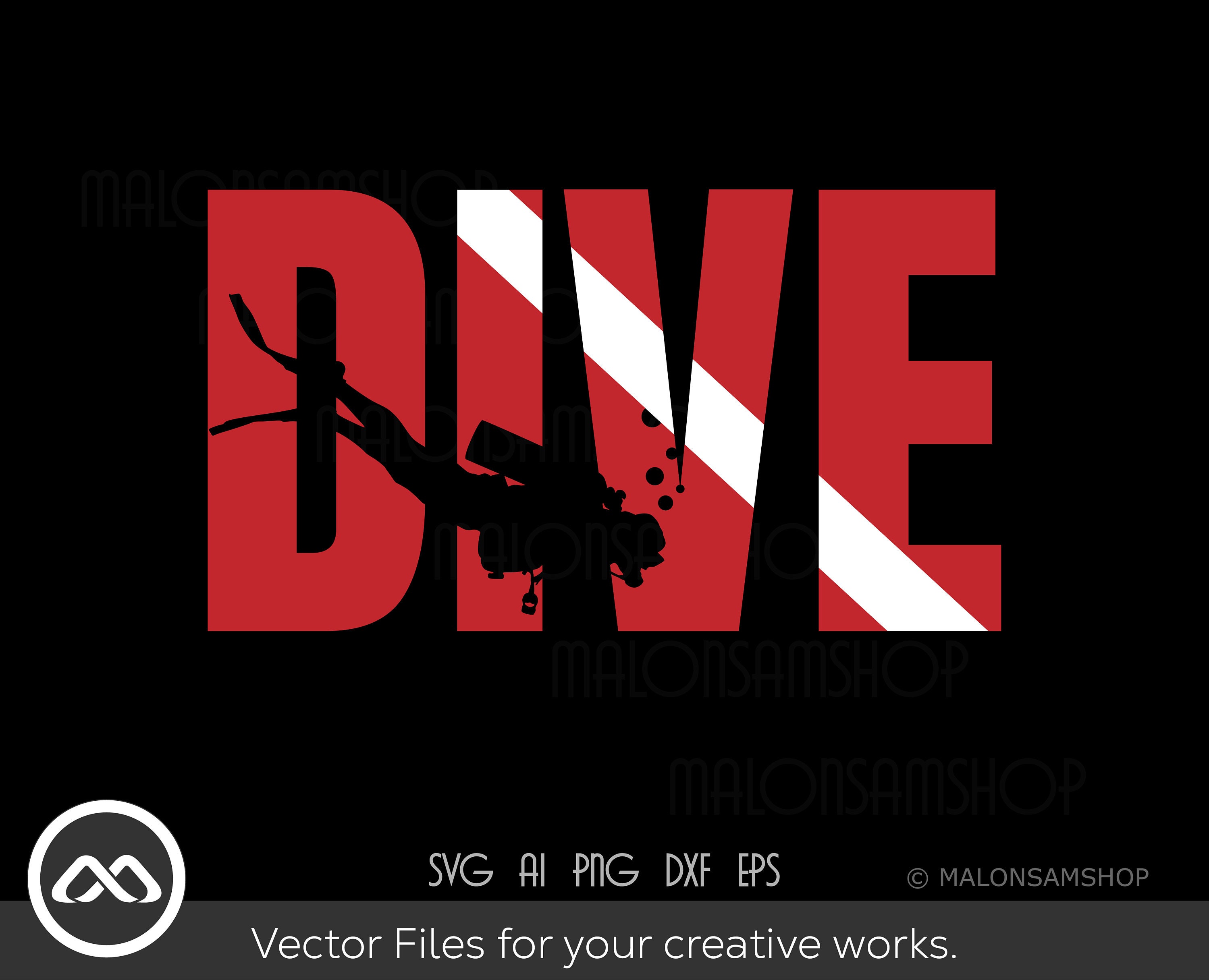 Scuba SVG Dive Flag Scuba Diving Svg Diving Svg Scuba | Etsy Australia