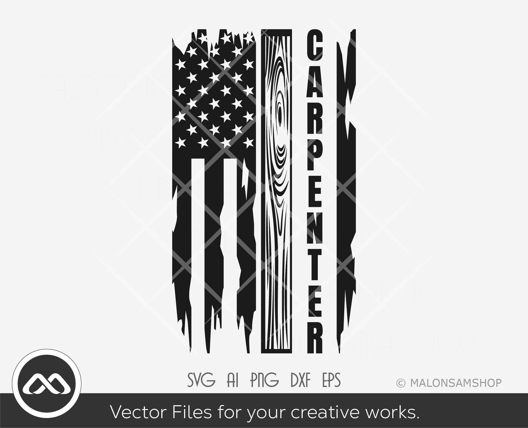 Carpenter SVG US Flag - Carpenter Svg, Builder Svg, Handyman Svg ...
