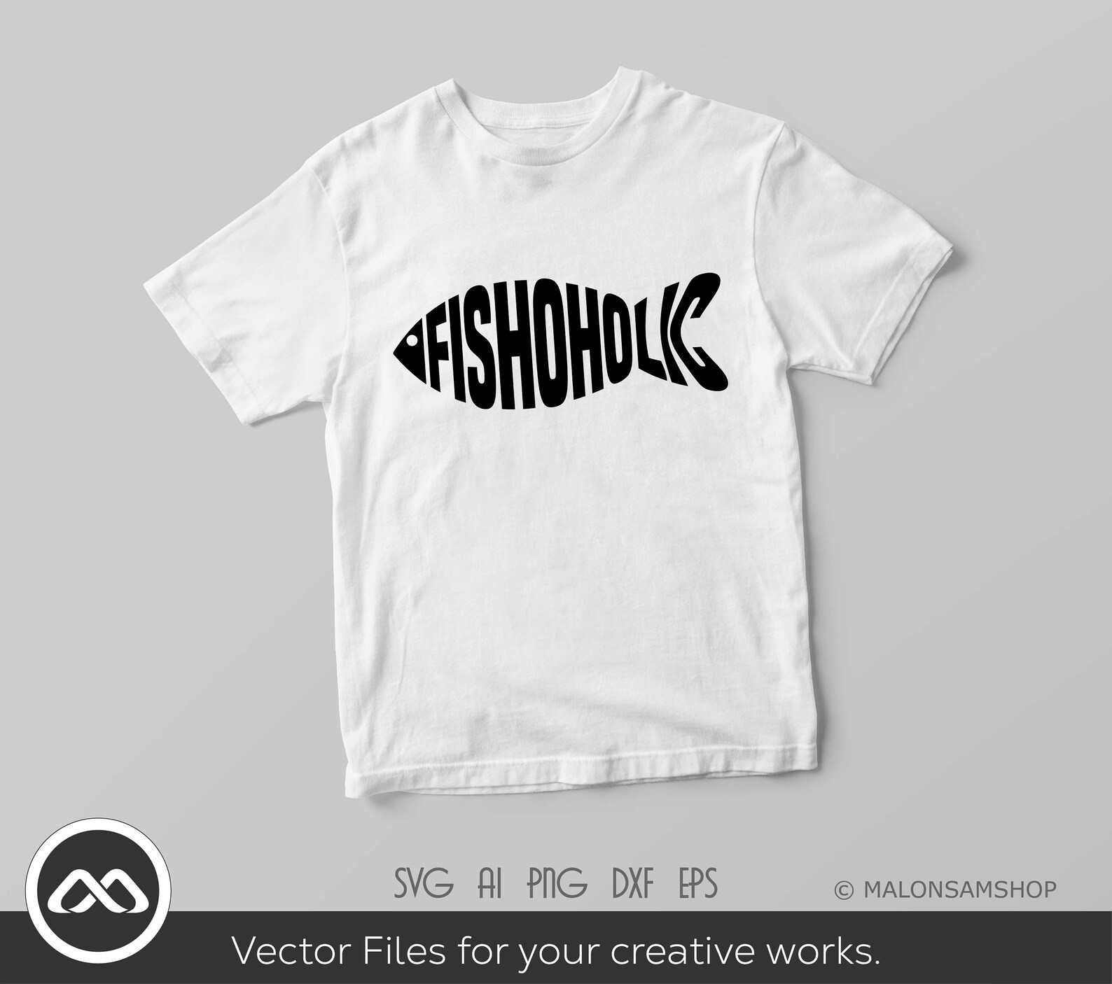 Fishoholic SVG File Fishing Svg Fish Svg Fisherman Svg - Etsy
