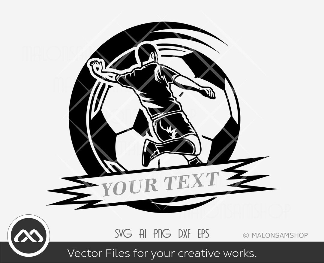 Soccer SVG Customized Name - Soccer Svg, Dxf Eps Png, Cut File, Cricut ...