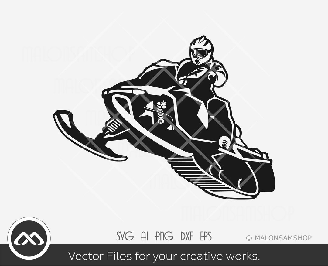 Snowmobile SVG | Winter Sports Svg | Snowmobiling Svg | Snowmobile ...