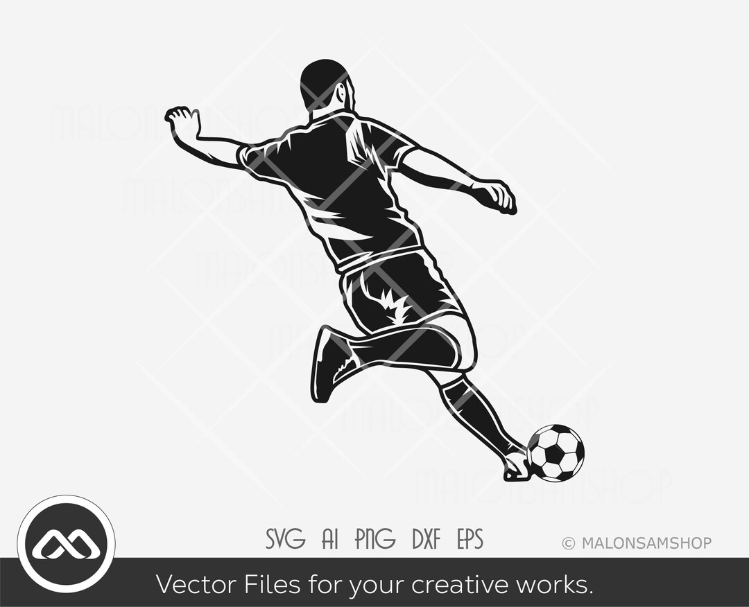 Soccer SVG Soccer Player Soccer Svg, Soccer Cut File, Football Svg ...