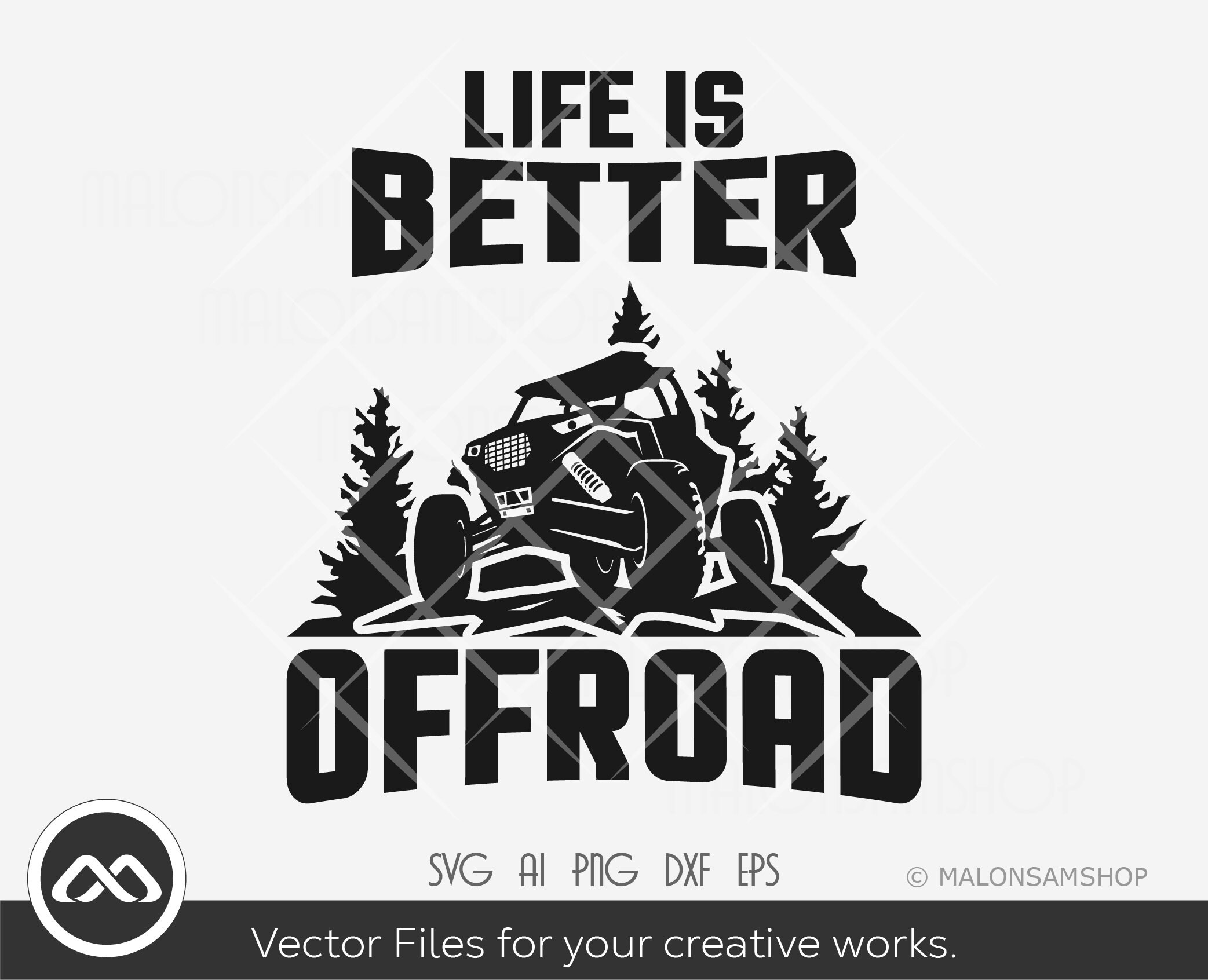Atv SVG Life is Better Offroad Quad Svg, 4 Wheeler Svg, off Road Svg ...