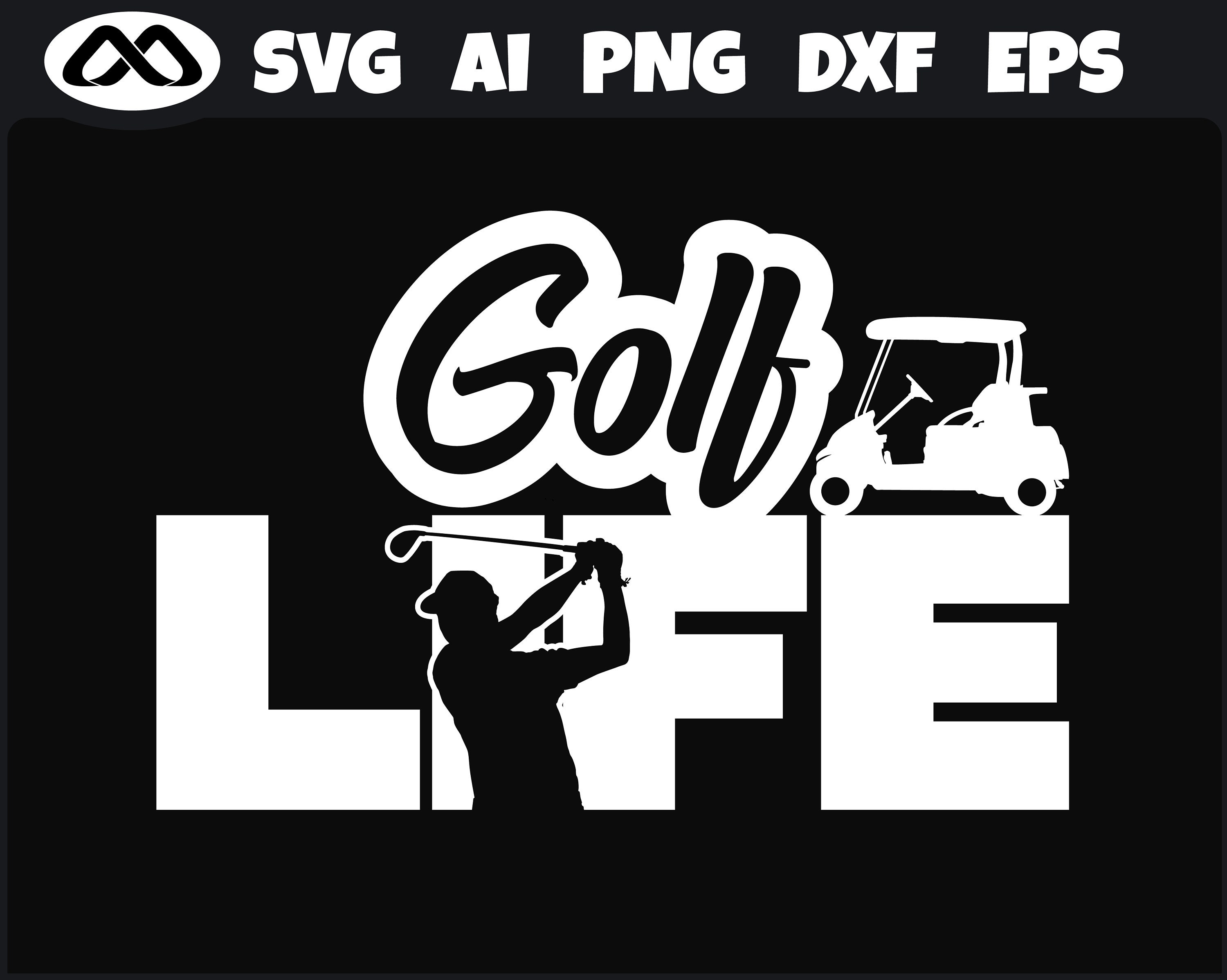 Golfer SVG Golf life golf svg golfing svg golfer svg golf | Etsy