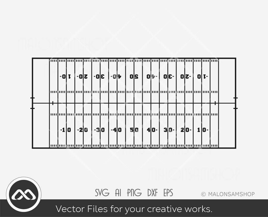 Football SVG Football Field - Football Svg, Football Mom Svg, American ...