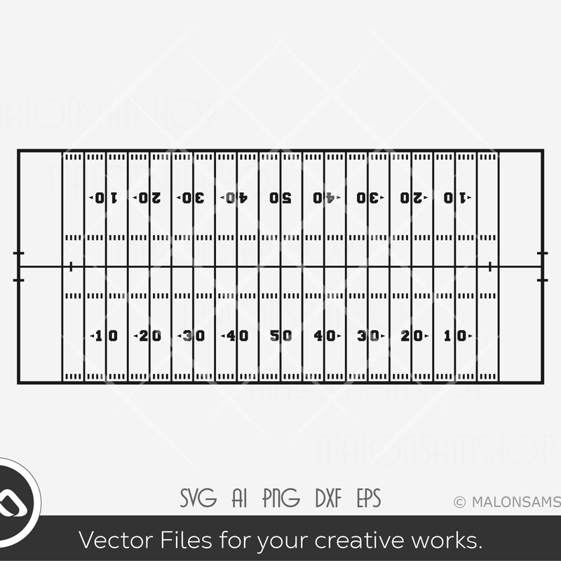 Football Field Wall Decals - Etsy