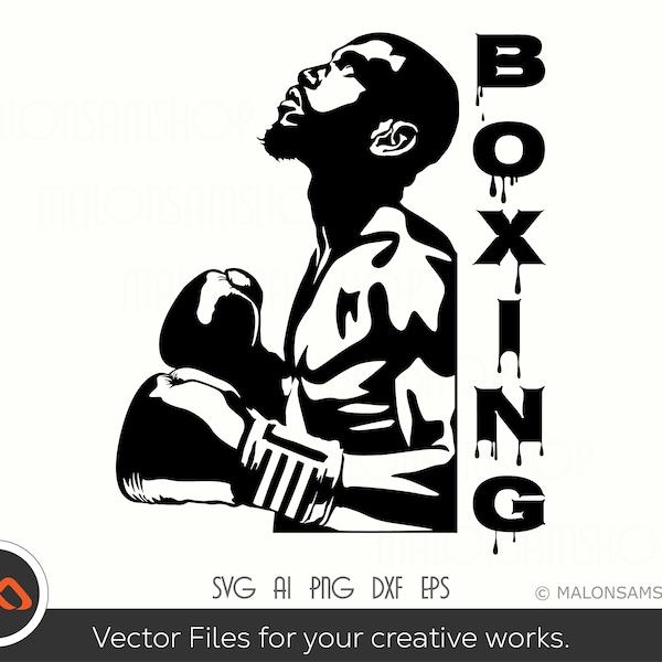 Boxing Svg - Etsy