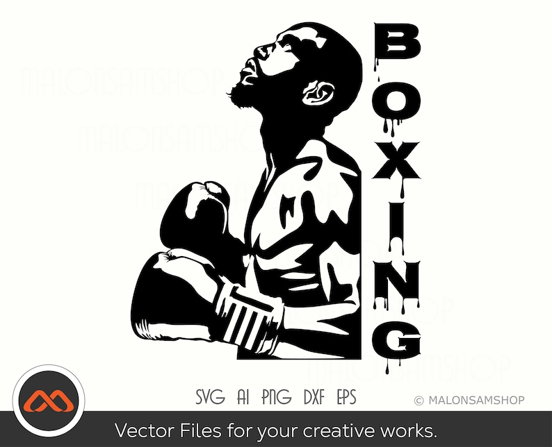 Cool boxeo svg Silueta del boxeo - boxeo svg, guantes de boxeo svg ...