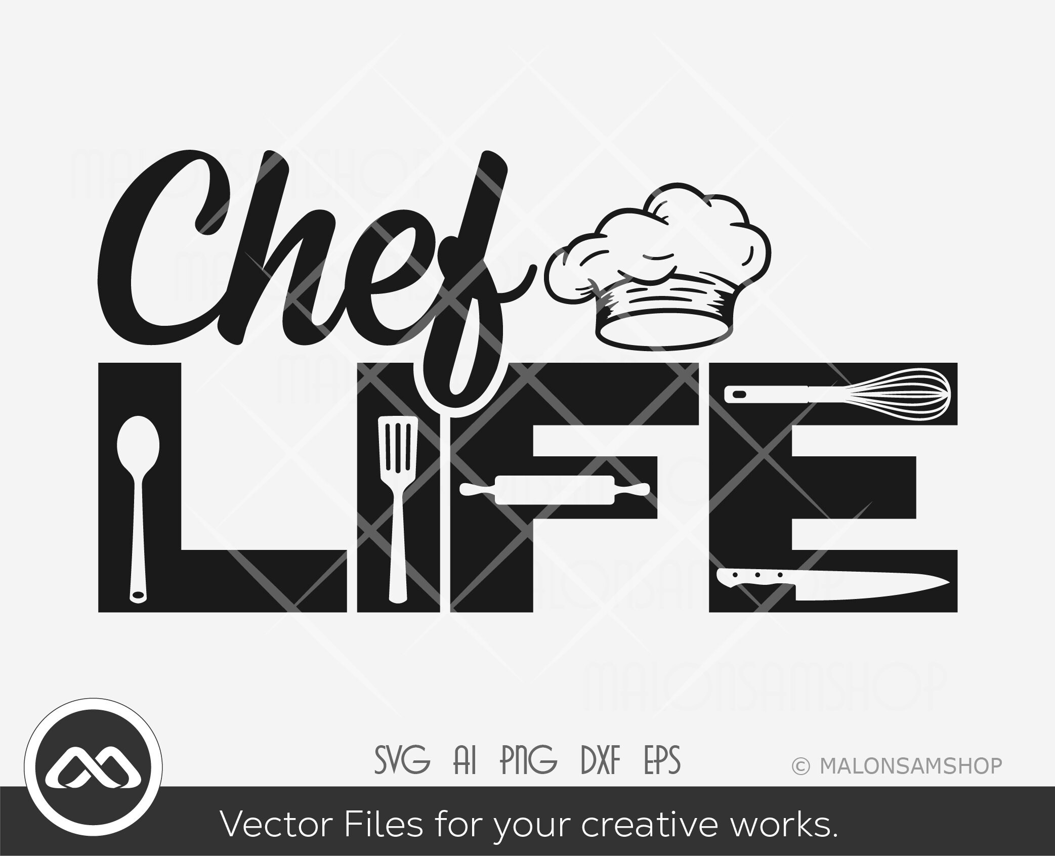 Chef SVG Chef Life Kitchen Svg, Baking Svg, Cooking Svg, Cut File ...