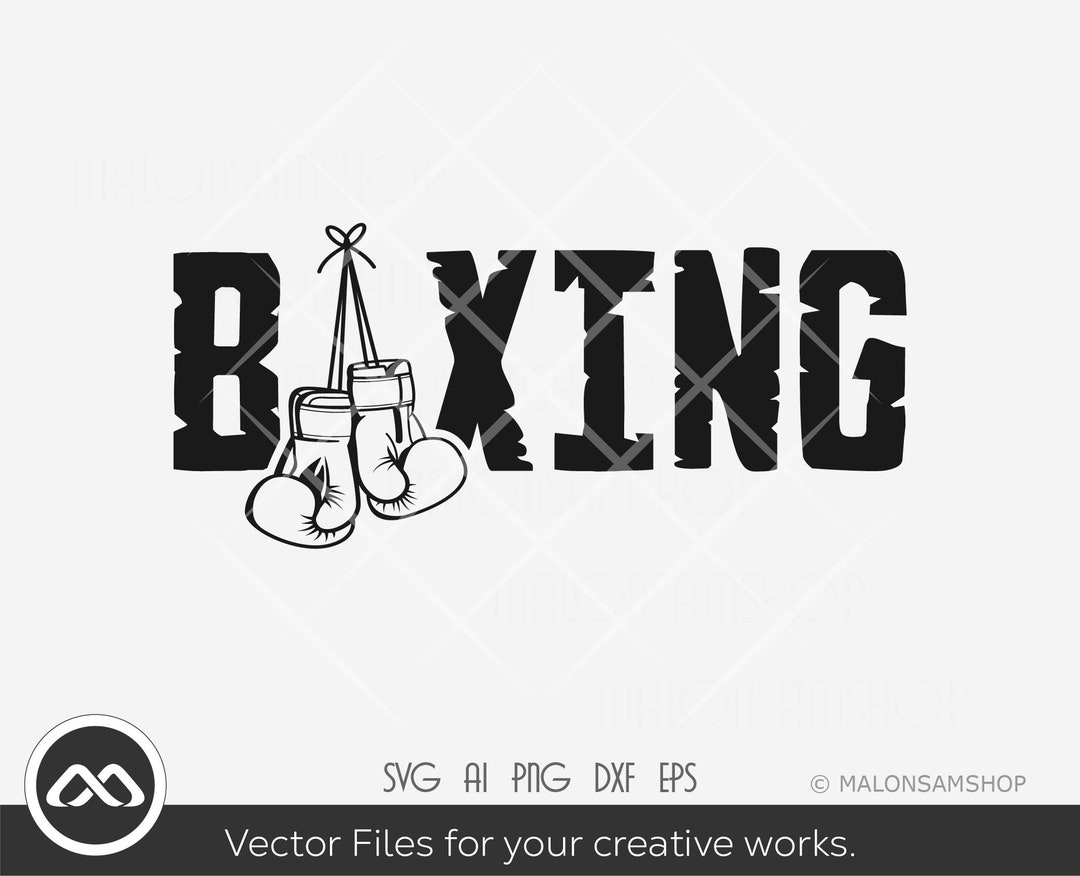 Boxing SVG Logo - Boxing Svg, Boxing Gloves Svg, Boxer Svg, Sports Svg ...