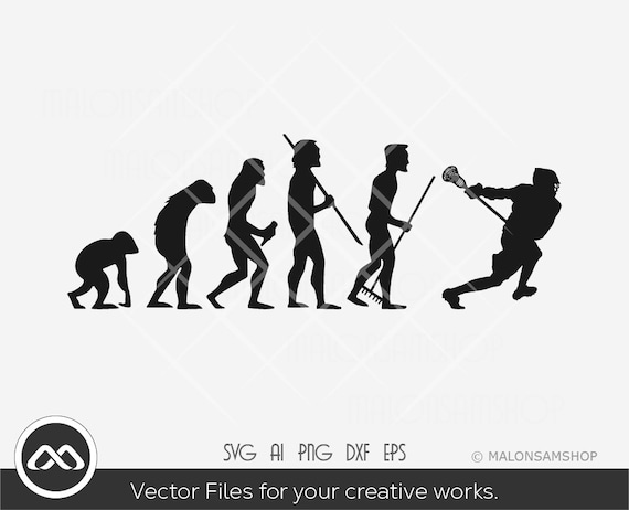 Lacrosse SVG Evolution Lacrosse Svg Lacrosse Player Svg - Etsy