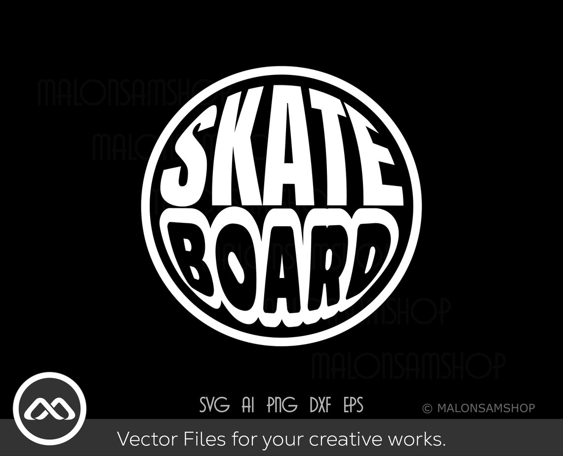 Cool Skateboard SVG Logo Skateboarding Svg Kateboard Svg - Etsy