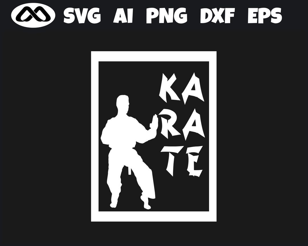 Awesome Karate SVG Karate Boy - Karate Svg, Martial Arts Svg, Taekwondo ...