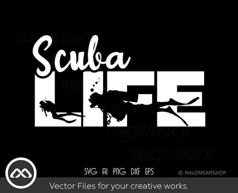Scuba SVG Scuba Life - Scuba Diving Svg, Scuba Diver Svg, Swimming Svg ...