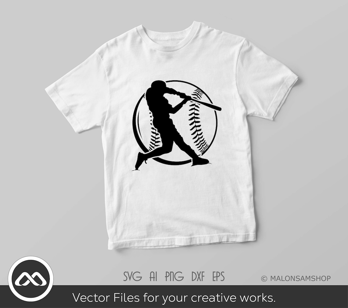 Cool Baseball SVG Player Ball Baseball Svg Softball Svg - Etsy