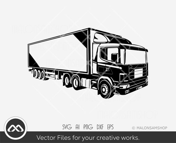 Truck SVG Delivery Truck Truck Svg Cargo Truck Svg | Etsy