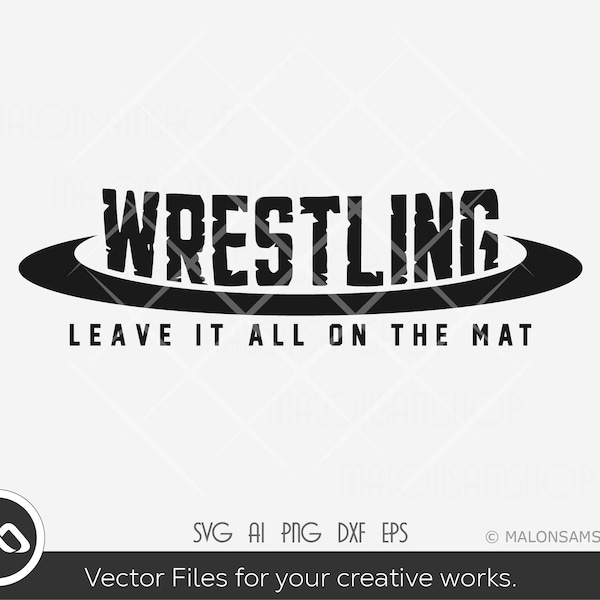 Wrestling Mat Svg - Etsy
