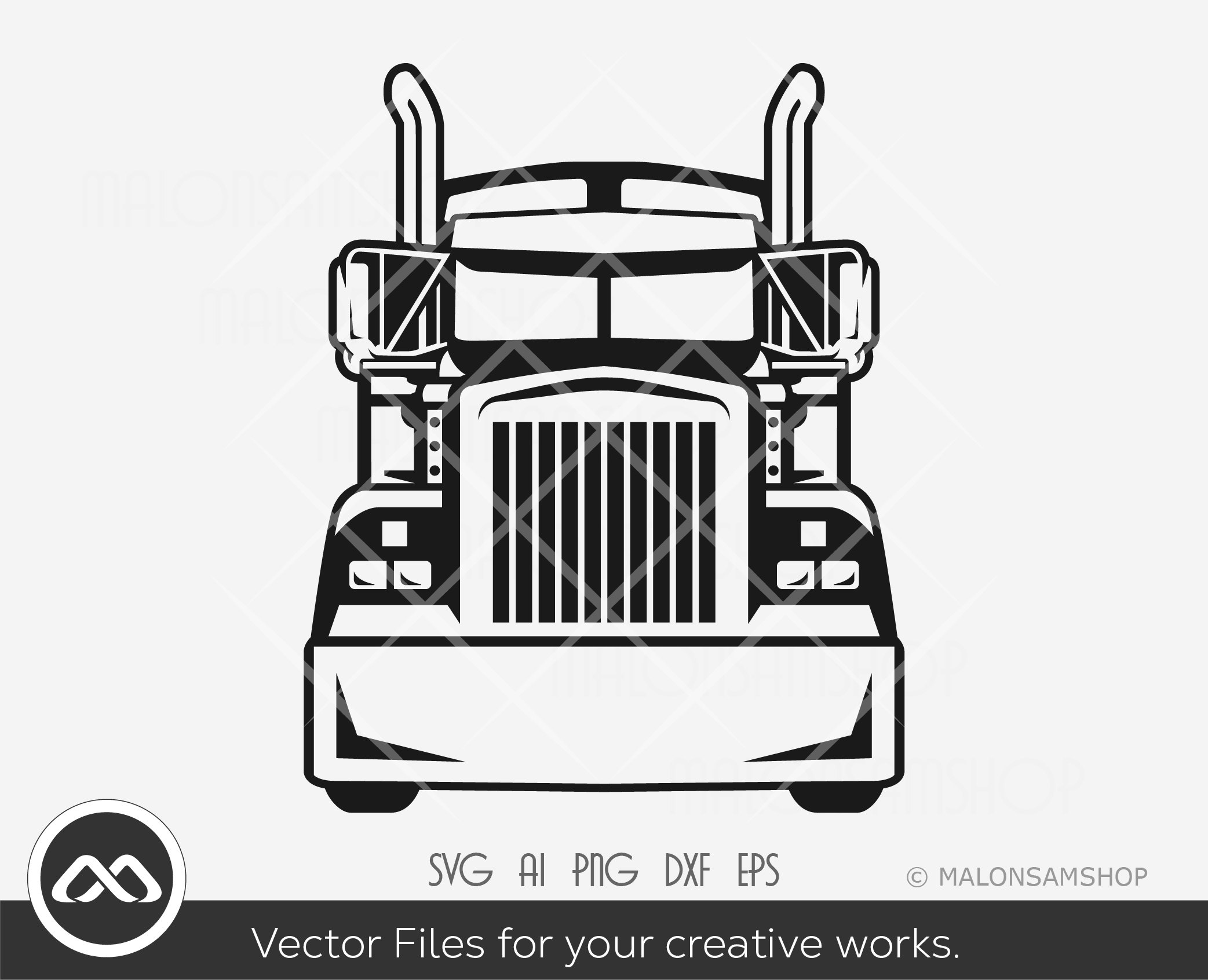 Cargo Truck SVG Front Face Truck Svg Cargo Svg 18 Wheeler - Etsy Australia