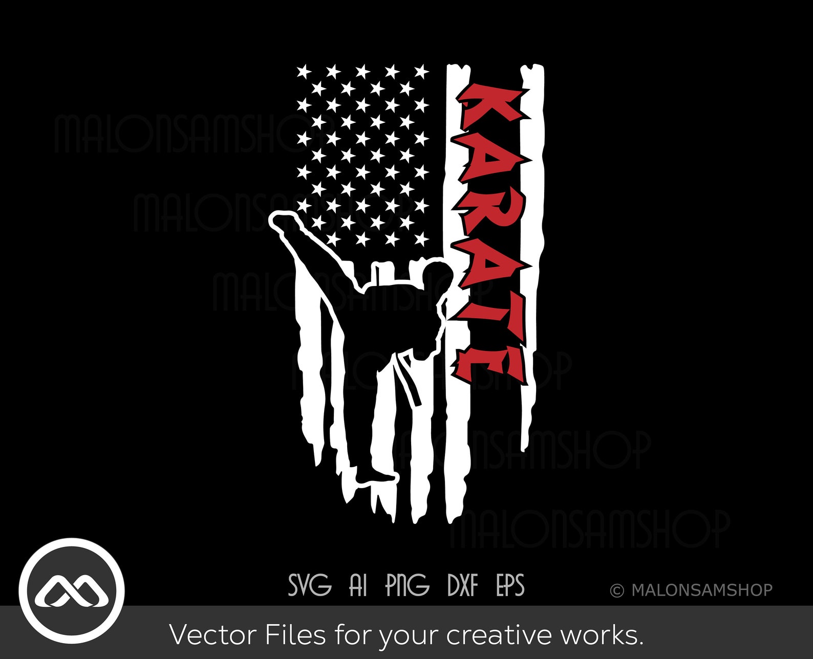 Karate SVG Karate Flag Karate Svg Martial Arts Svg - Etsy