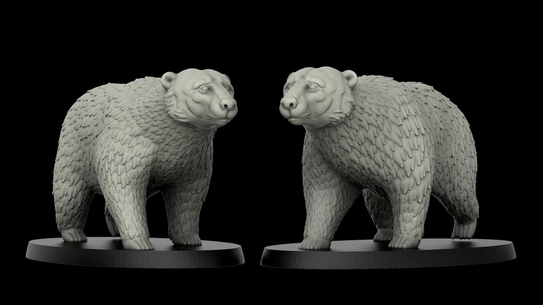 Polar Bear Miniature for Dungeons and Dragons and Tabletop Rpgs - Etsy