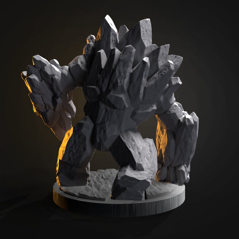 Stone Golem Miniature for Tabletop Rpgsdungeons and Dragons - Etsy UK