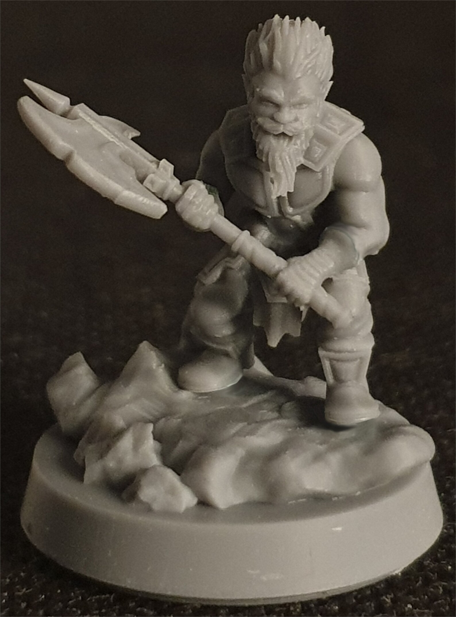 Gnome Barbarian Miniature for Tabletop Rpgsdungeons and - Etsy