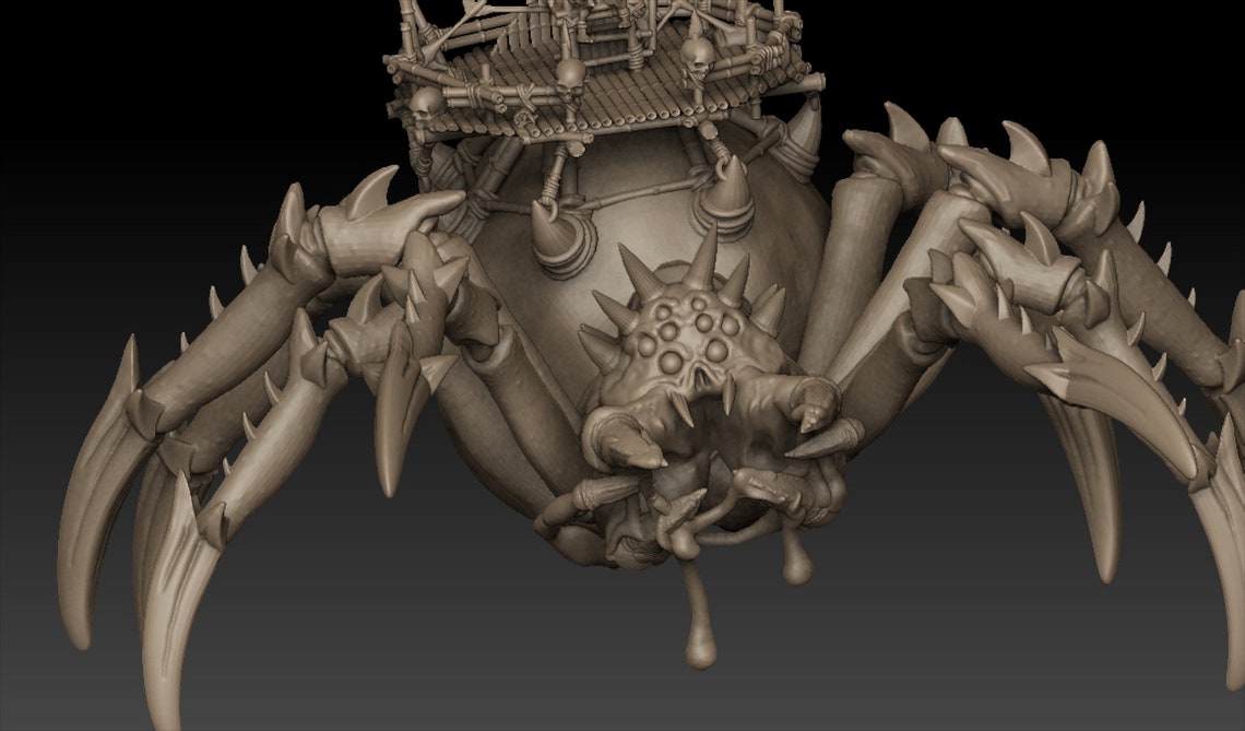 Mother of Spiders Colossal Spider for Dungeons and - Etsy