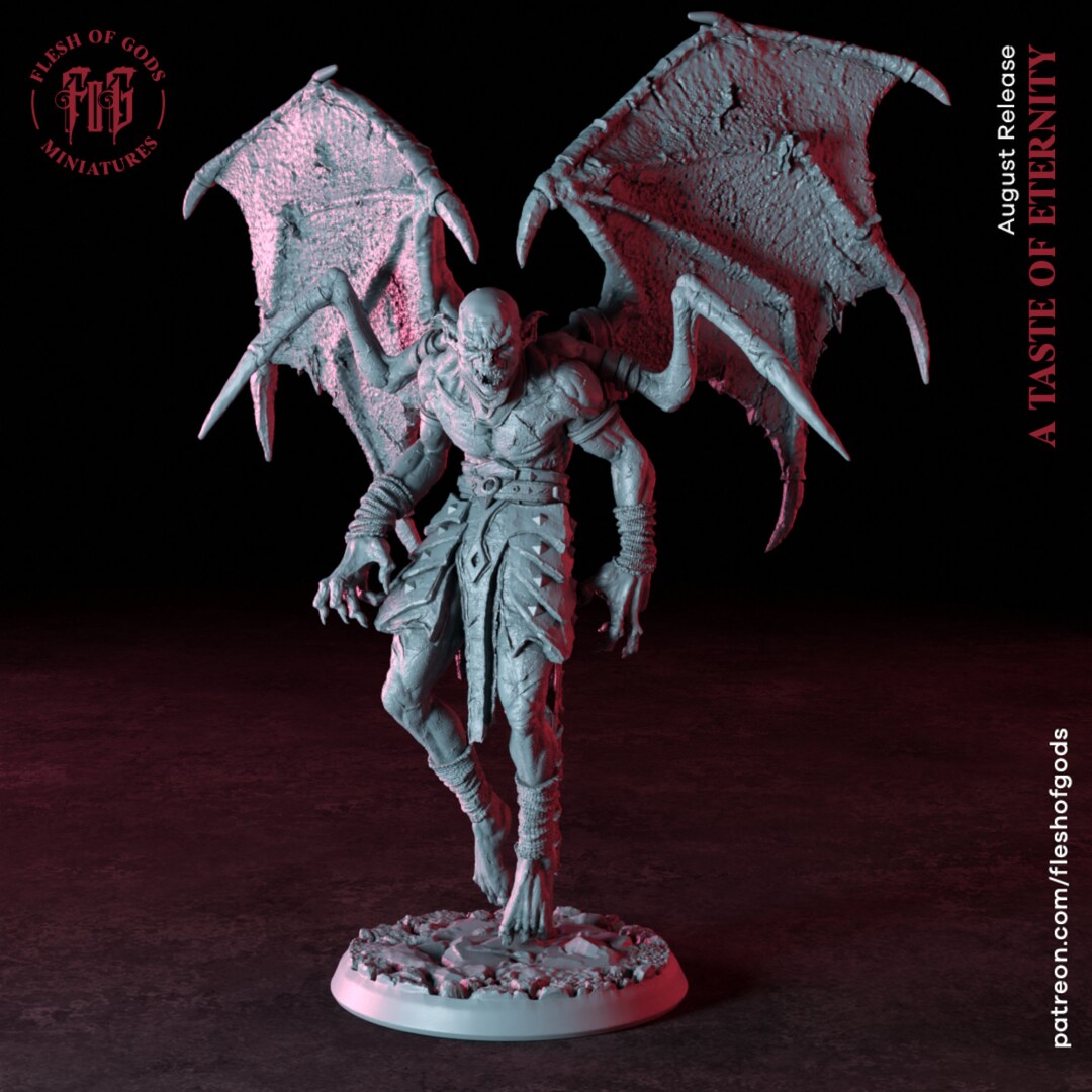 Elder Vampirevampire God Miniature for Dungeons and Dragonstabletop ...