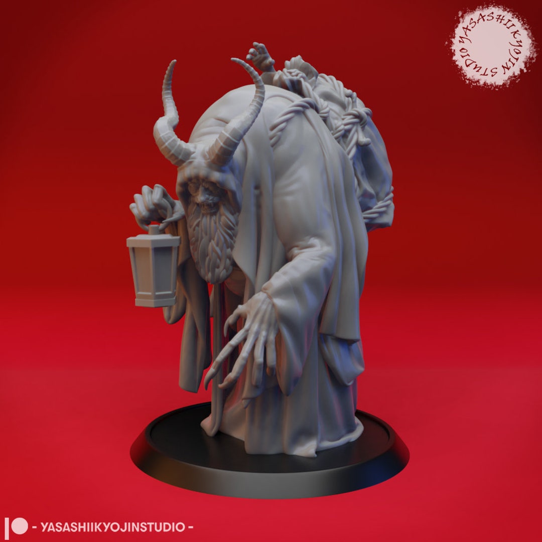 Krampus Miniature for Dungeons and Dragons and Tabletop Rpgs - Etsy