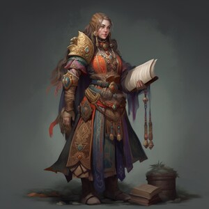 Set of 10 Digital Dwarf NPC Character Portraits 5 Male & 5 Female ...