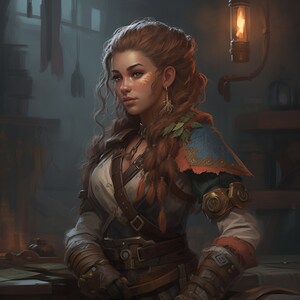 Set of 10 Digital Dwarf NPC Character Portraits 5 Male & 5 Female ...