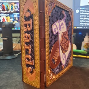 3D Print STL Files - Grimoire Dice Storage - Dice Tower Book Multicolor ...