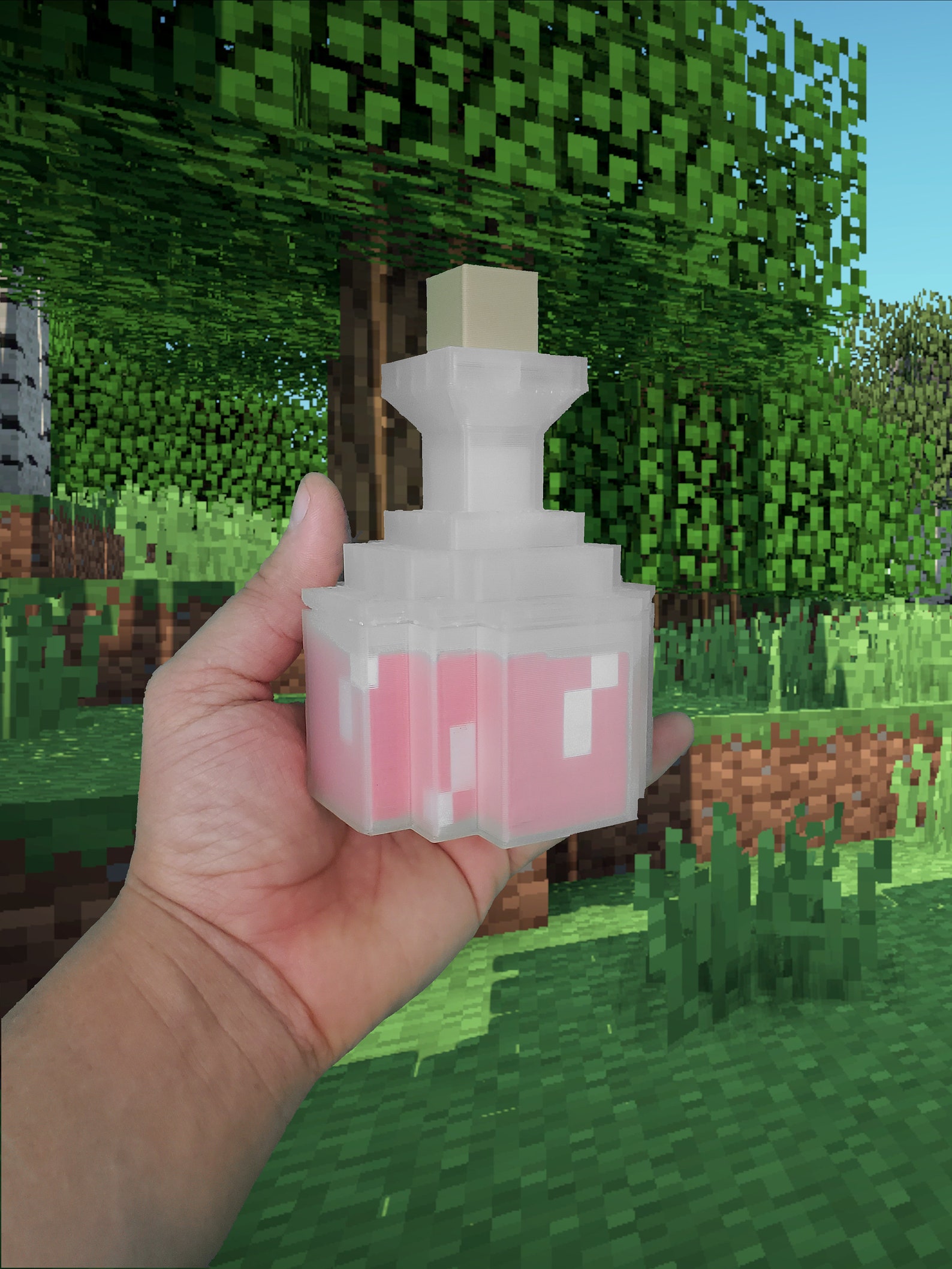 3D Printed Minecraft Potion Models - Etsy