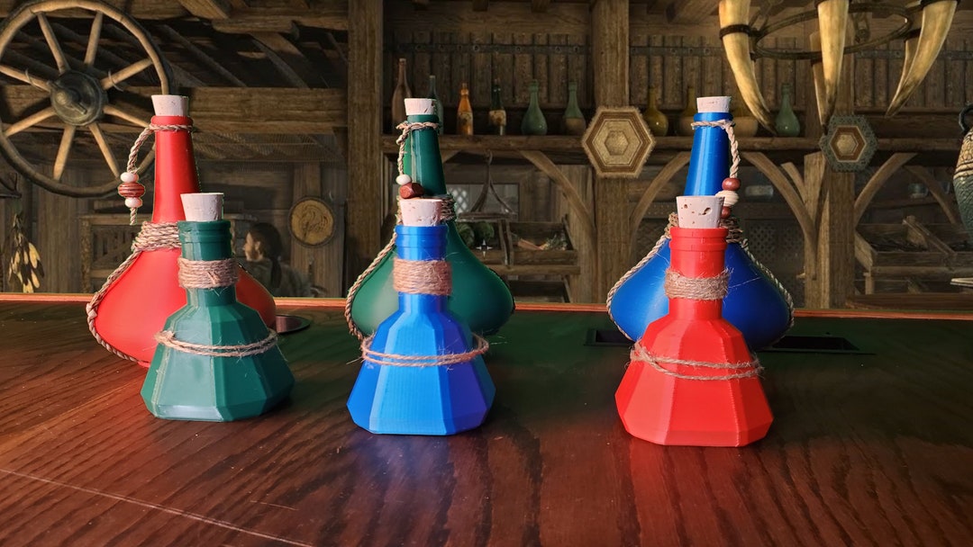 ESO, botellas de pociones inspiradas en Skyrim. Ideal para cosplay ...