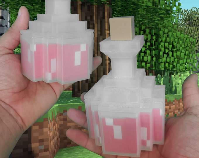 3D Printed Minecraft Potion Models - Etsy